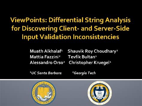 View Points Differential String Analysis For Discovering Client