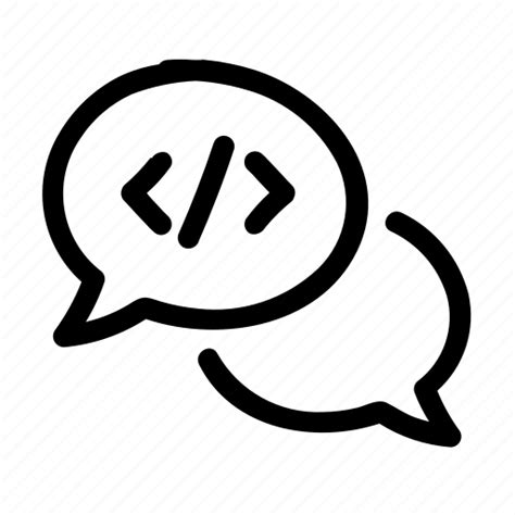 Code Script Dev Programming Development Comment Balloons Chat