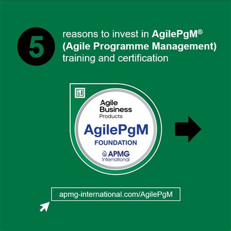 Apmg International On Linkedin 5 Reasons To Invest In Agilepgm Agile Programme Management