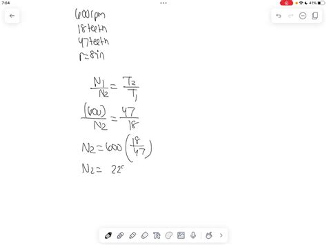 Solved 9 Power Is Transferred Between An Electric Motor And A Pump With A Two Gear Drive