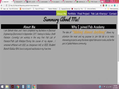 Sehrish Khan Fabacademy2018