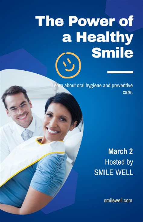 Free Dental Dentist Poster Template To Edit Online