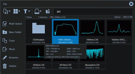 Aq6373e Visible Wavelength Optical Spectrum Analyzer 350 1200 Nm Yokogawa Test And Measurement