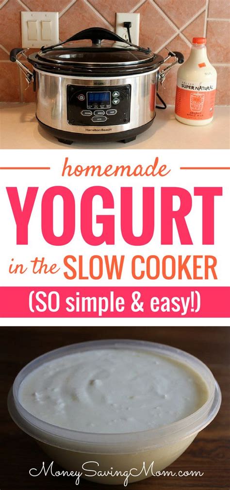 Homemade Yogurt Slow Cooker Recipe Easy Homemade Yogurt Method