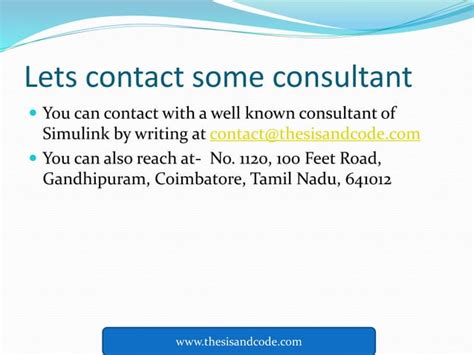 Working With Simulink Ppt
