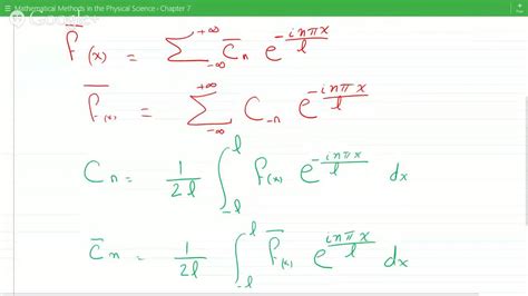 Parseval S Theorem Of A Complex Function YouTube