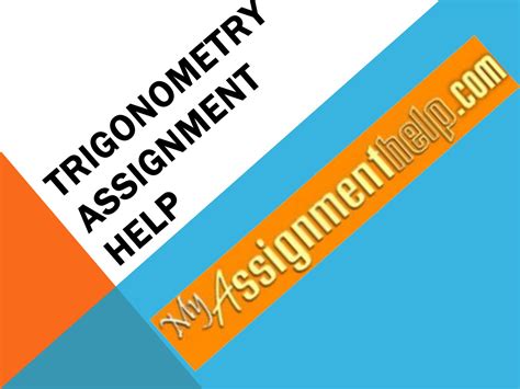 Online Trigonometry Assignment Help By MyAssignmenthelp Issuu