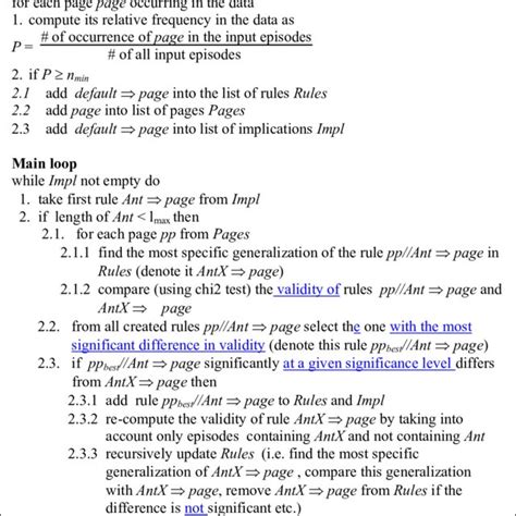 set covering algorithm for two class problems download scientific diagram