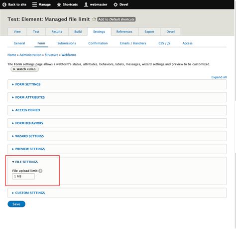 Webforms Can Now Have File Upload Quotas