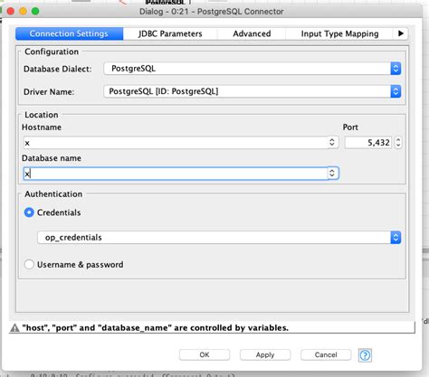 node configuration mandatory fields controlled by a flow variable