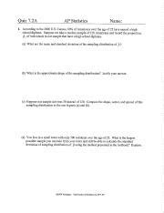 Sampling Distributions Proportions AP Statistics Insights Course Hero