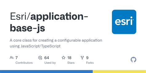 GitHub Esri Application Base Js A Core Class For Creating A