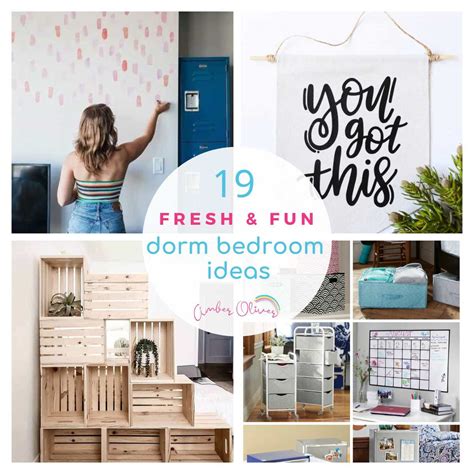 19 Fresh And Fun Dorm Bedroom Ideas To Get You Inspired