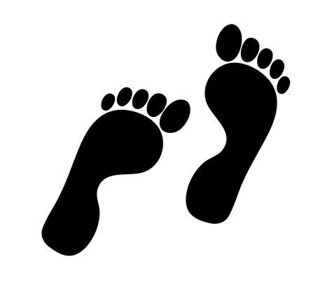 Footprints Silhouette Clipart Photo Stock Libre Public Domain Pictures