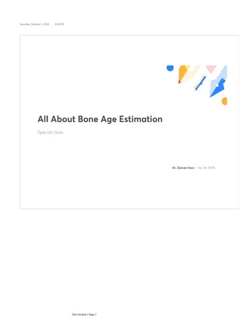 Bone Age Estimation Pdf