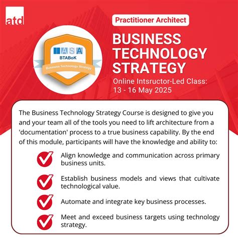 Businesstechnologystrategy Iasa Enterprisearchitecture… Atd Solution