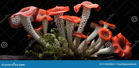 Fungi Thriving On Tree Branch Terrestrial Plant Ecosystem At Work Stock Photo Image Of Shade