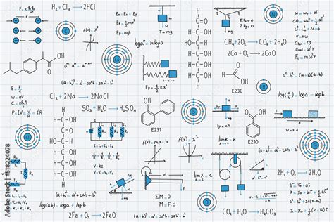 Calculus Equations Algebra Organic Chemistry Chemical Reactions