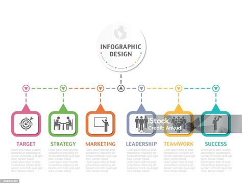 Infographic 숫자 옵션을 추상화 합니다 사업 개요 시각화입니다 프레 젠 테이 션에 대 한 비즈니스 템플릿입니다 0명에 대한 스톡 벡터 아트 및 기타 이미지 Istock
