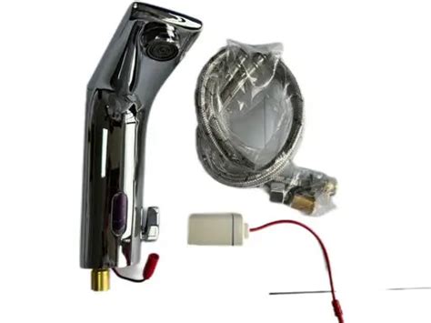 Buy Deck Mount Water Tap Automatic Infrared Smart Sensor Faucet Touch Hands Free Inductive Water