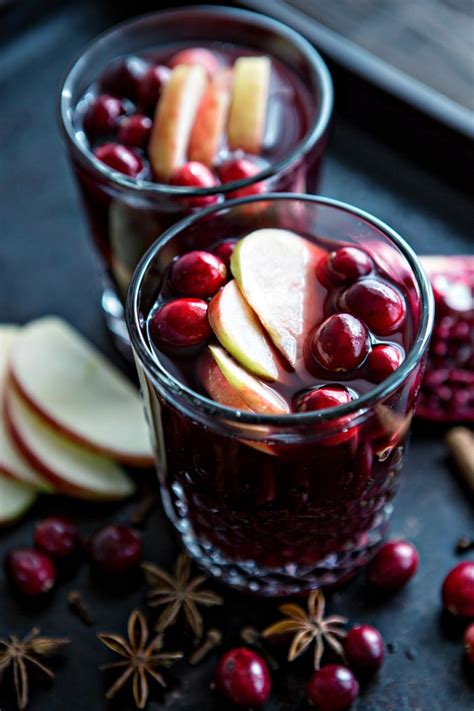 Spiced Mulled Wine Recipe With Pomegranate And Apple Cider Good Life Eats