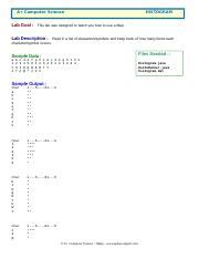 2 Maps Histogram Doc A Computer Science Lab Goal HISTOGRAM This Lab