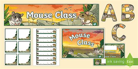 Mouse Class Display Pack Teacher Made Twinkl