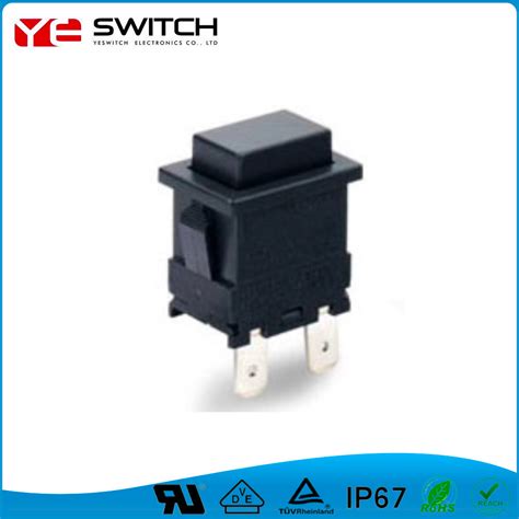 Latching Illuminated Light Pressure Push Button Illuminated Switch Remote Push Button Switch