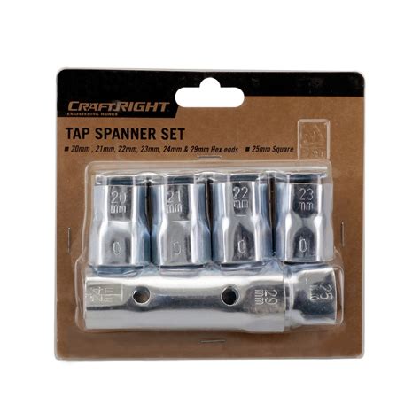 Craftright 6 Piece Tap Spanner Set Bunnings Australia