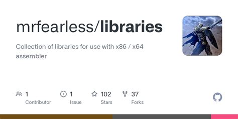 GitHub Mrfearless Libraries Collection Of Libraries For Use With X X Assembler