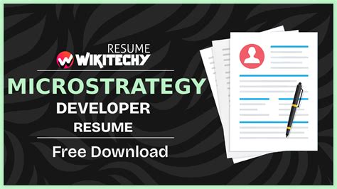 Microstrategy Developer Resume Samples Latest Cv For 2025