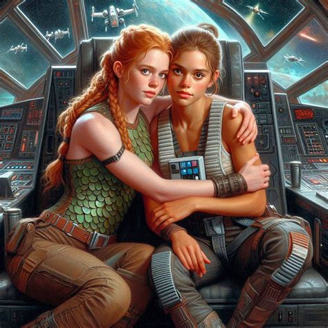 Tenel Ka And Jaina Solo By Jobaly On Deviantart