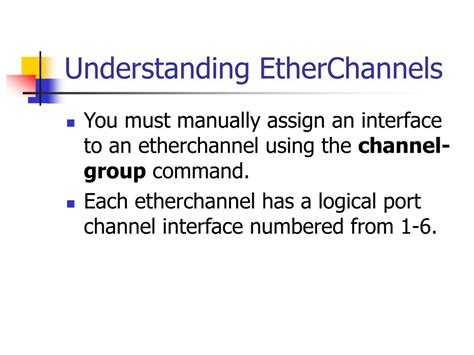 PPT EtherChannels PowerPoint Presentation Free Download ID