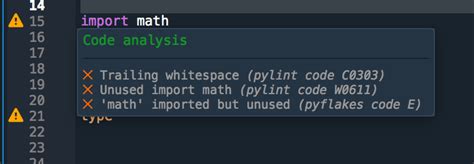 Improve Messages Of Code Analysis Tooltip · Issue 9247 · Spyder Ide