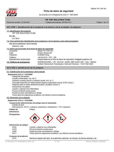 2 Tip Top Solution T2 B4 0114 Pdf Solvente Fases De La Materia
