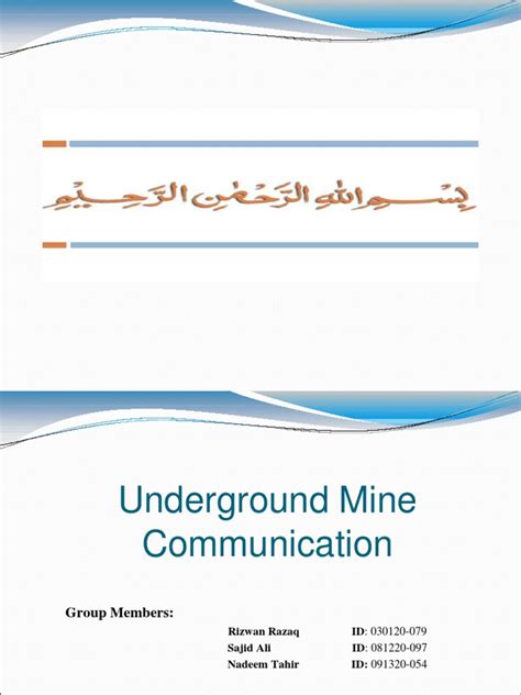 Pdf Underground Mine Communication Dokumen Tips
