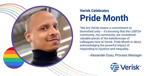 Verisk On Linkedin Alexander Esau Pride Month 2022