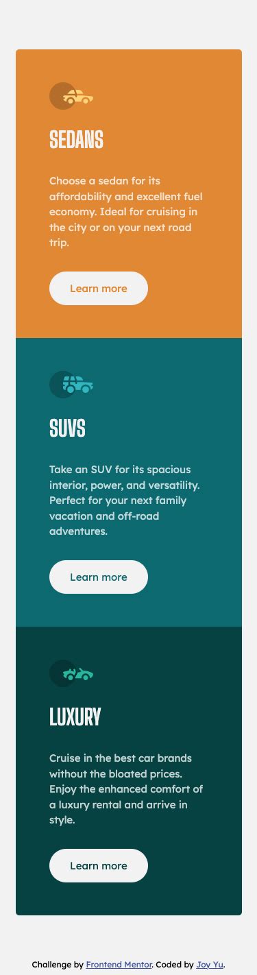 github joy21fs frontend mentor 3 column card