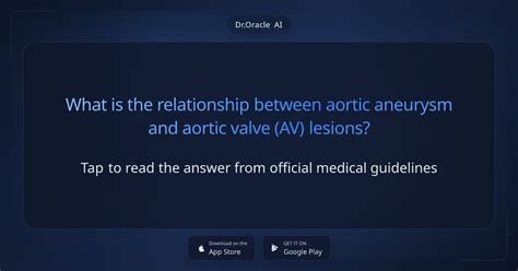 What Is The Relationship Between Aortic Aneurysm And Aortic Valve Av