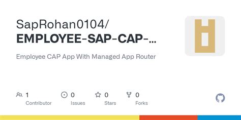 Github Saprohan Employee Sap Cap Managed Employee Cap App With Managed App Router