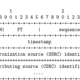 RTP Header Format RFC 3550 Download Scientific Diagram