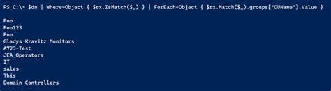 Distinguished Parsing With Powershell And Regex • The Lonely Administrator
