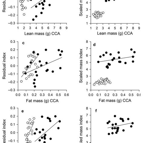 Linear Relationships Between Two Body Condition Indices And Lean Mass Download Scientific