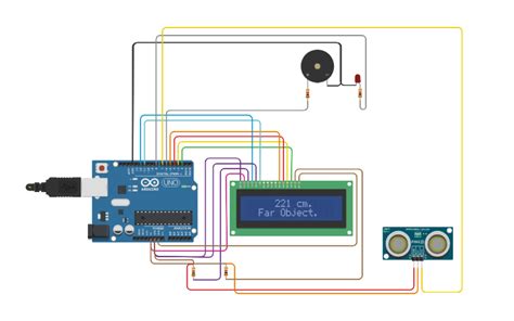 Circuit Design Arduino 3 Ultrasonic Sensor Tinkercad Circuit Design Arduino 3 Ultrasonic Sensor Tinkercad