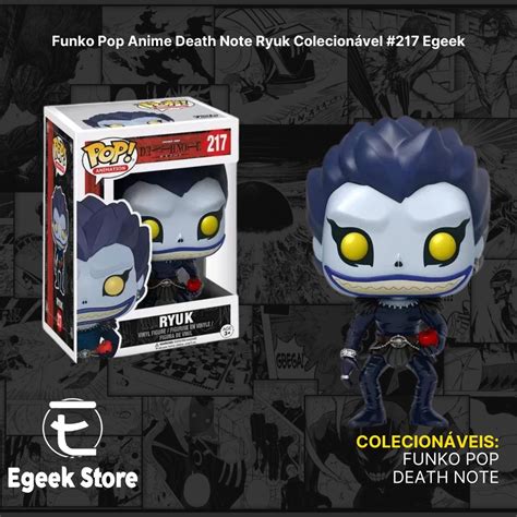 Funko Pop Anime Death Note Ryuk Colecionável 217 Egeek Shopee Brasil