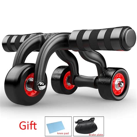 Buy Four Wheels Abdominal Wheel Ab Rollers Fitness
