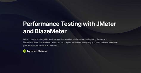 Performance Testing With Jmeter And Blazemeter