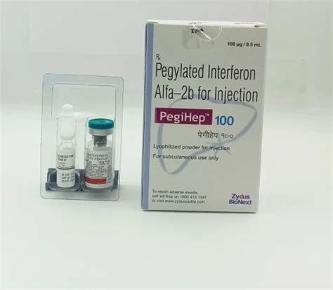 Pegihep 100 At ₹ 7000vial Pegylated Interferon Alfa 2b Injection In