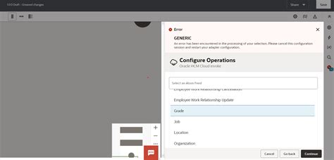 I Got An Error In The Hcm Adapter While Trying To Select An Atom Feed