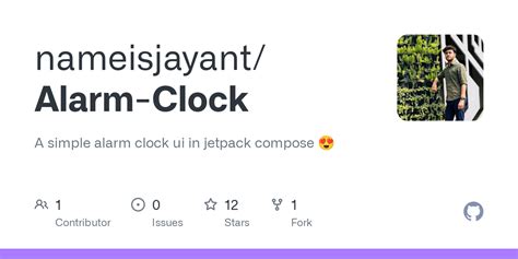 Github Nameisjayant Alarm Clock A Simple Alarm Clock Ui In Jetpack Compose
